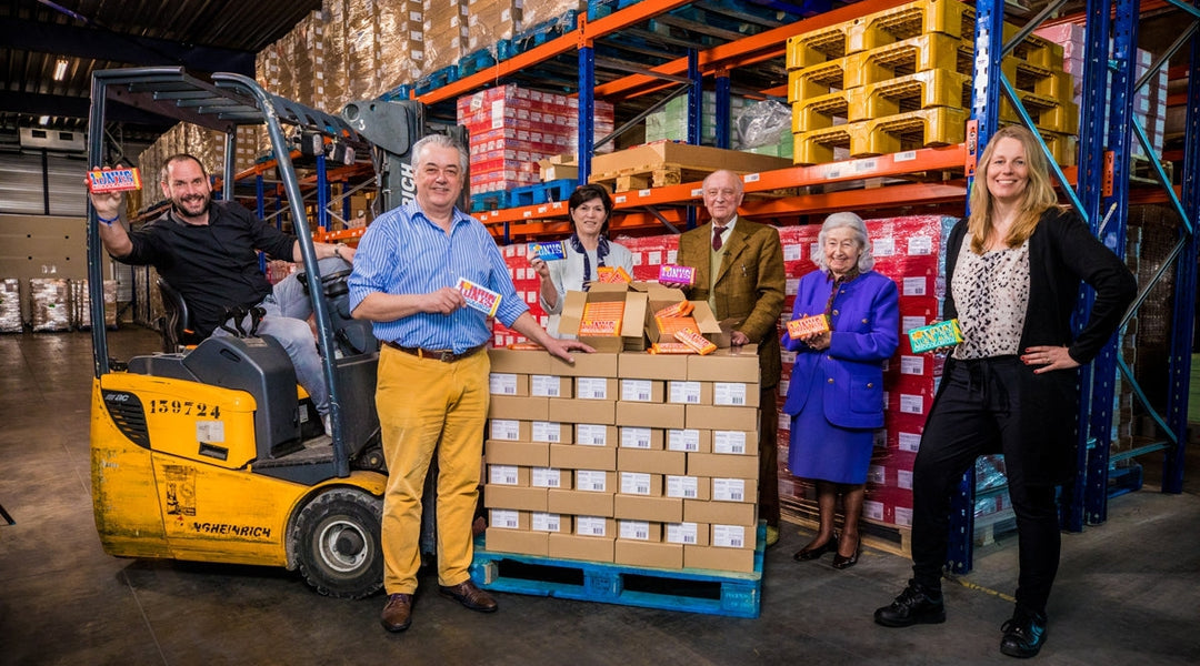 We’re the proud new owners of a choco factory – Tony’s Chocolonely Global