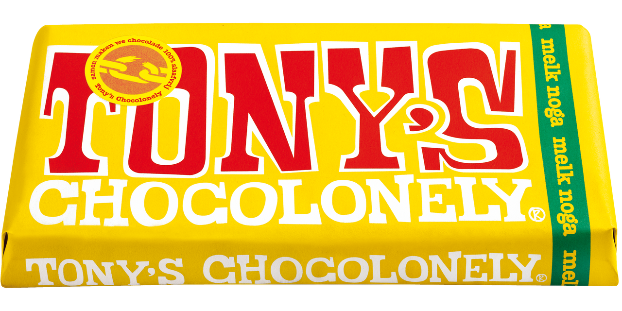 milk almond honey nougat 32% – Tony’s Chocolonely Global