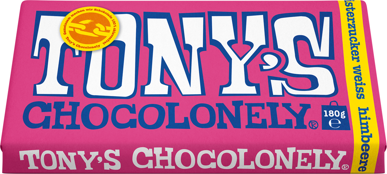 white raspberry popping candy 28% – Tony’s Chocolonely