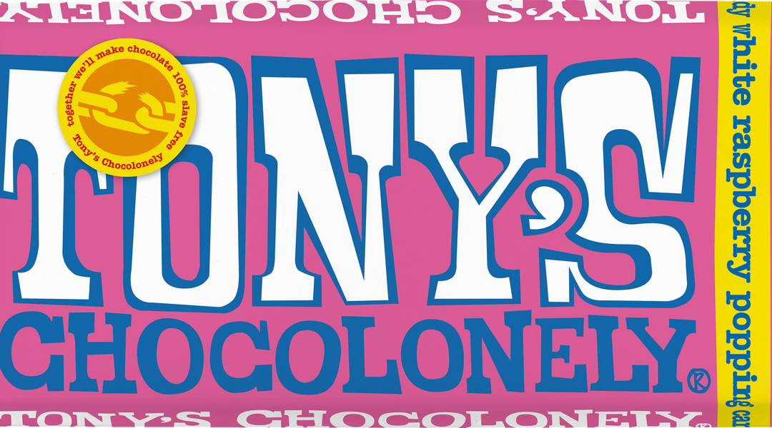 white raspberry popping candy 28% – Tony’s Chocolonely Global